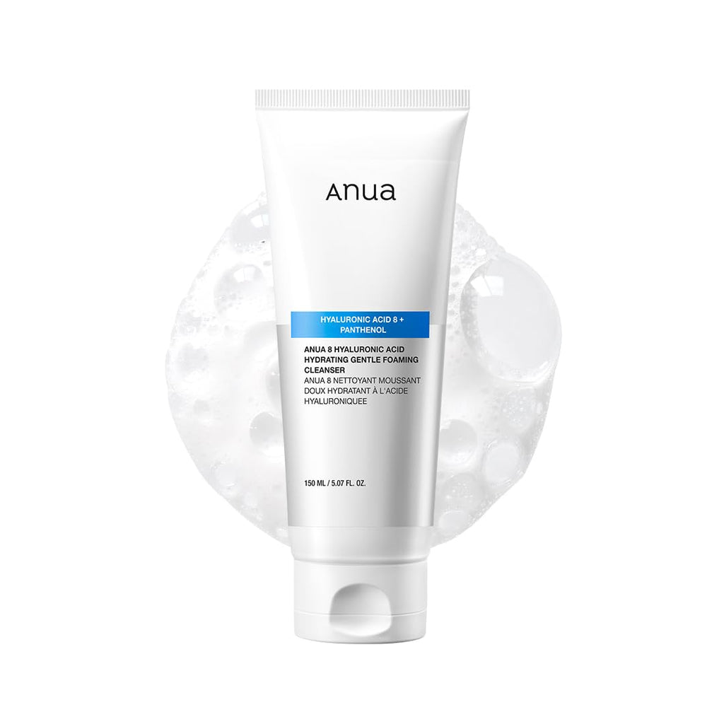 ANUA 8 Hyaluronic Acid Hydrating Gentle Foaming Cleanser - veido praus ...