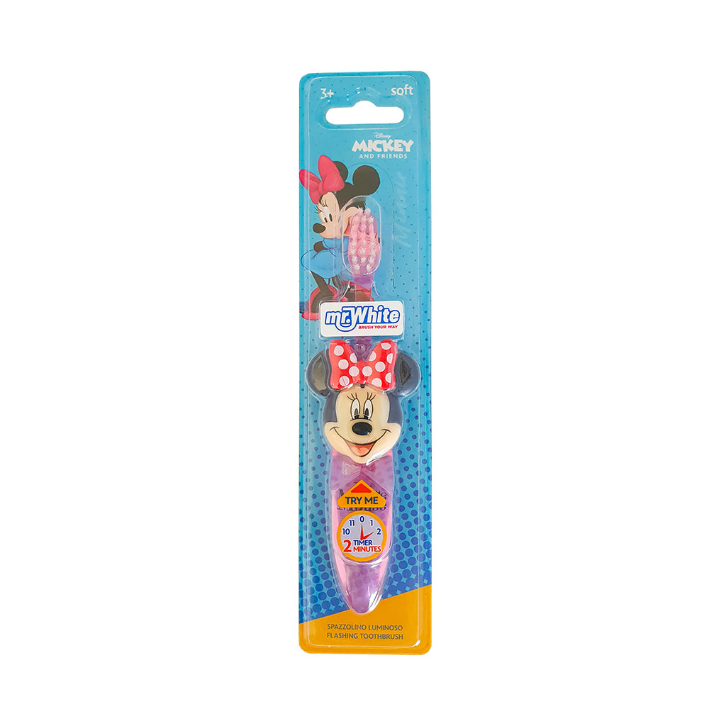 Mr. White „Minnie Mouse“ mirksintis dantų šepetėlis su laikmačiu – Bonnie