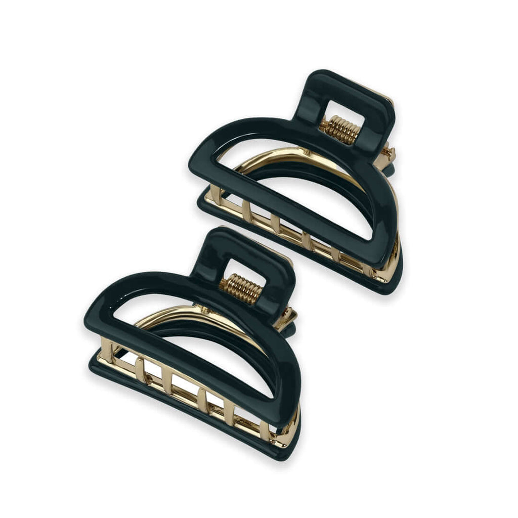 LAETI Louise plaukų segtukai, tamsiai žalios spalvos – Bonnie